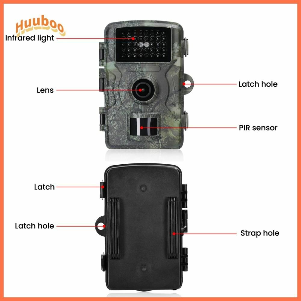 16MP Водонепроницаемая камера, ИК-датчик, для наблюдения на улице