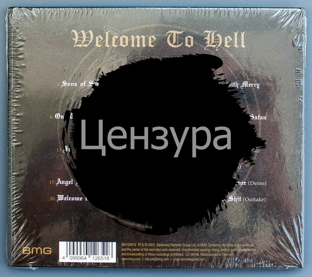 Venom - Welcome To Hell Аудио CD Оригинал из Европы — фото 1