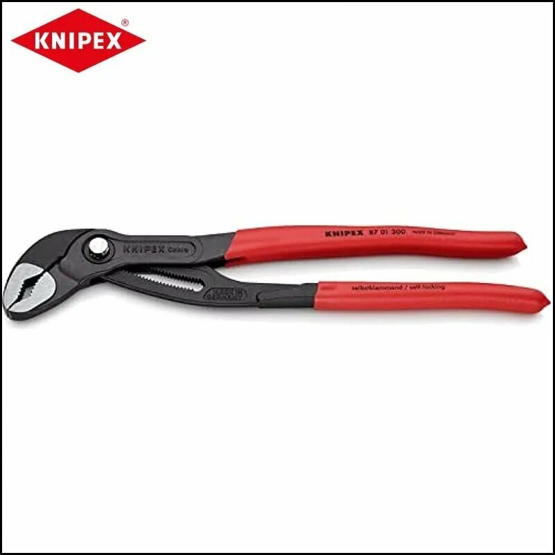 KNIPEX 87 01 300 Cobra Высокотехнологичные клещи для водяных насосов 300 мм 8701300 Самоблокирующиеся