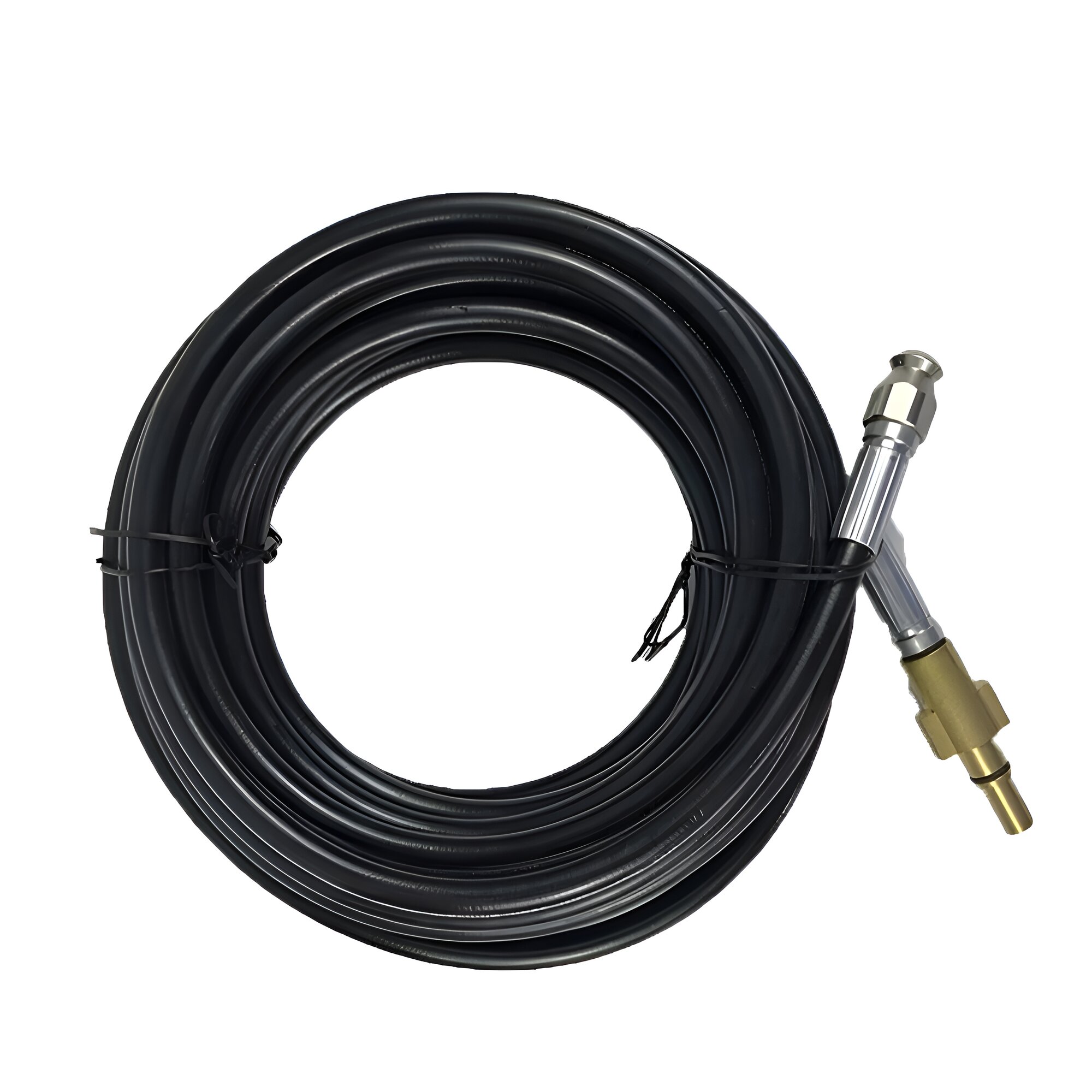 Шланг для прочистки труб MAC ALLISTER 10 м, с форсункой и переходником на KARCHER