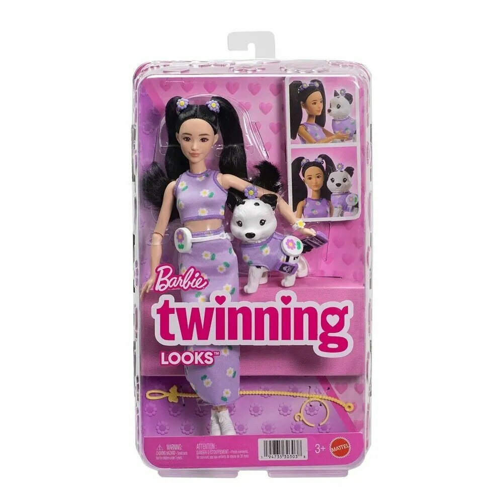 Barbie JFP39 Образы Барби-близнецов Цветочная тема