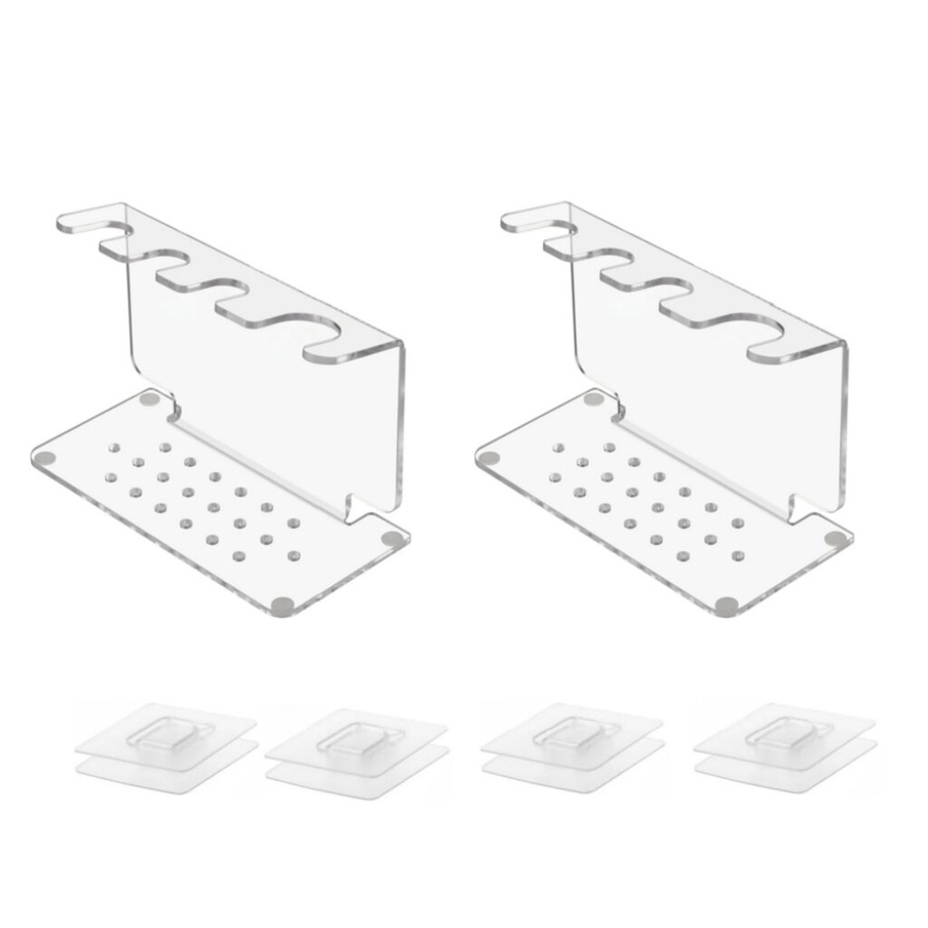 2 современных держателя для бритв с противоскользящим основанием
