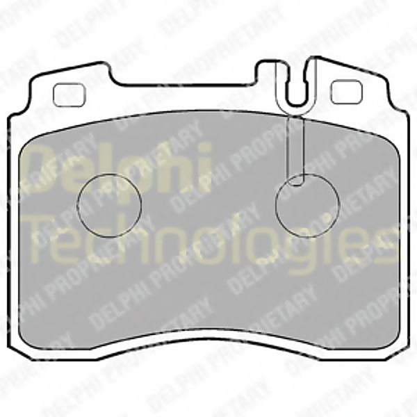DELPHI LP844 (0014209420 / 0014209820 / 0024201520) колодки тормозные дисковые 190,300,300 34amg,320,400,500,600, c36 amg, clk430, e270, e280, e300