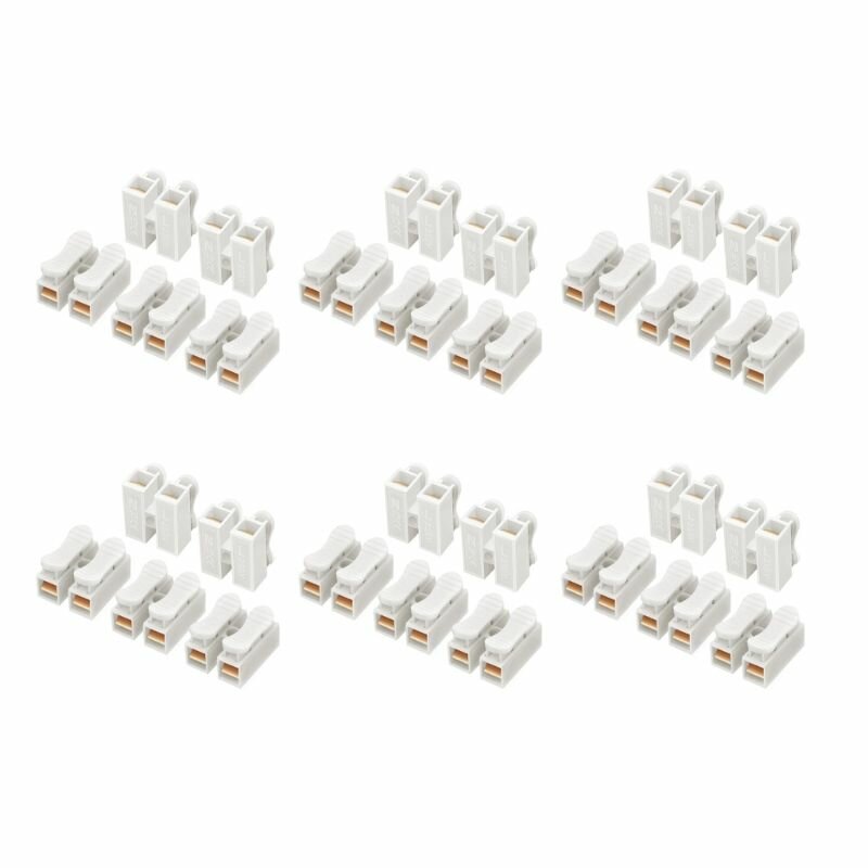 Разъемы для проводов 2Pin Push-In 0.5-2.5мм