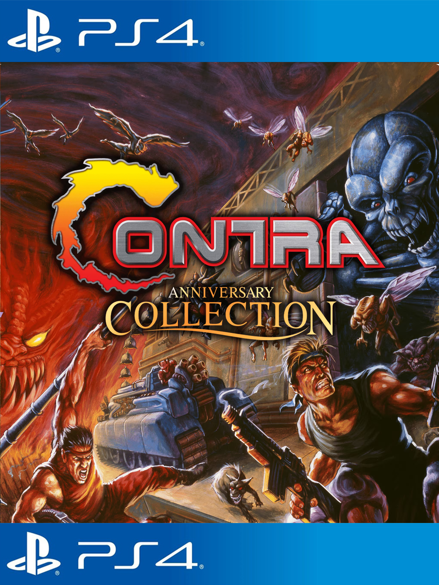Игра Contra Anniversary Collection, цифровая версия, доступ к PlayStation Account PS4, английский язык