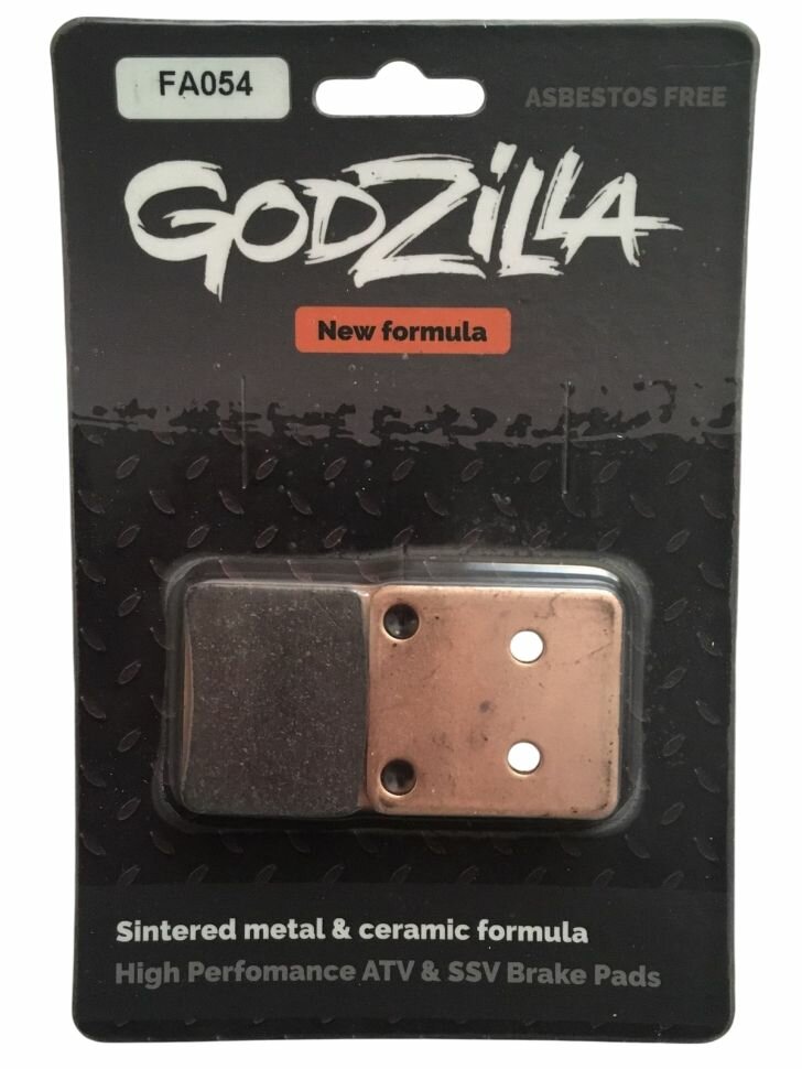 Усиленные тормозные колодки "Godzilla" FA054 для квадроцикла YAMAHA, STELS, русская механика (РМ)