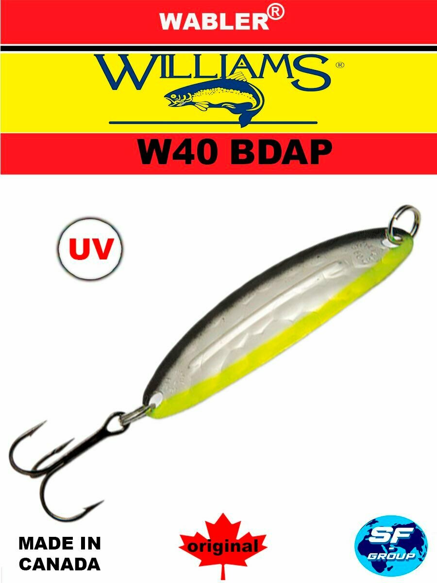 Блесны Williams Wabler W40BA #BDAP