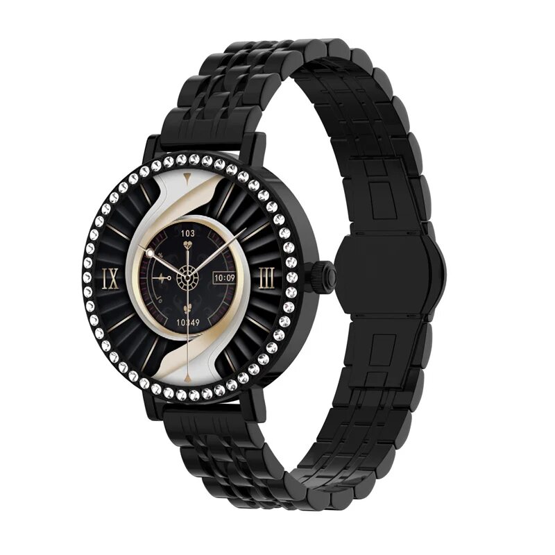HD36 Women Smart Watch AMOLED Screen Luxury Wristwatch Bluetooth Call Sports Fitness Tracker Ladies Smartwatch