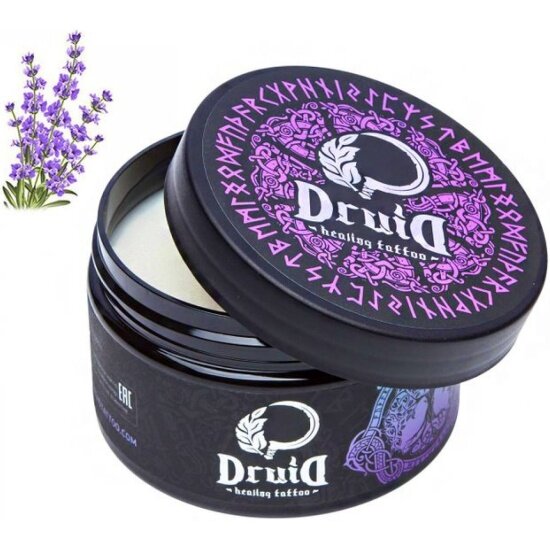 Масло для тату Druid Healing Spring Лаванда 250 мл