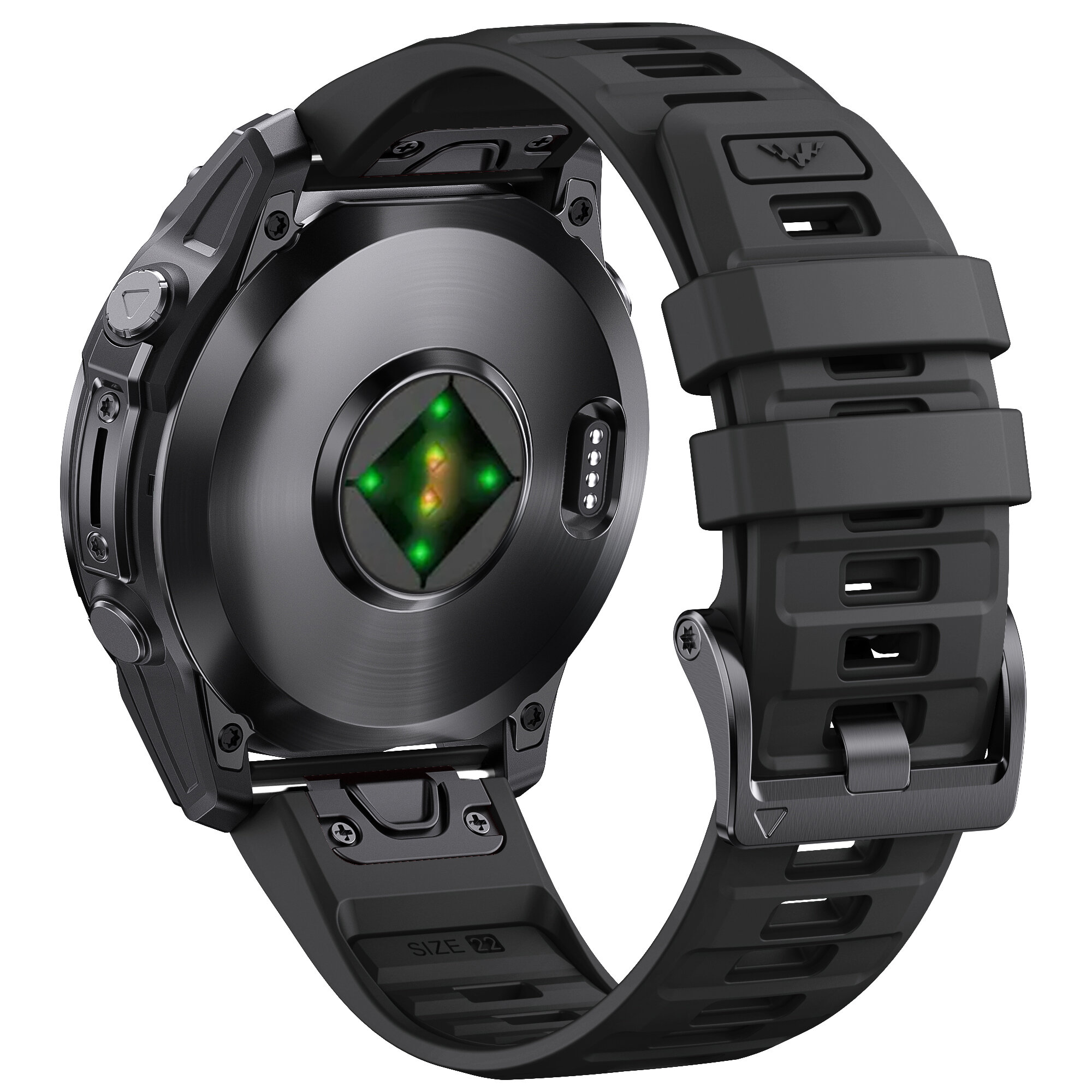 QuickFit 22 мм Силиконовый ремешок для Garmin Fenix 7 6 Pro 5, Fenix 8/ E, Epix 2 Pro 47 мм, Instinct 2, Descent G1/G2