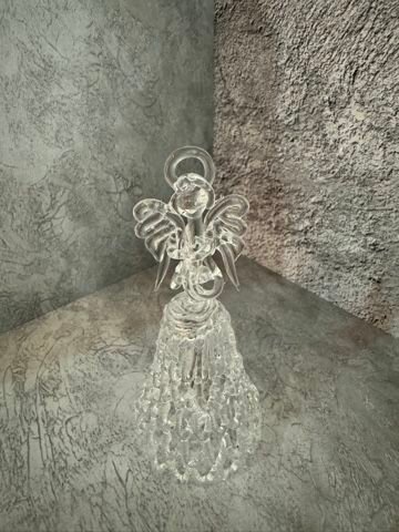 Колокольчик хрустальный, Ангел, малый. Гусь-Хрустальный