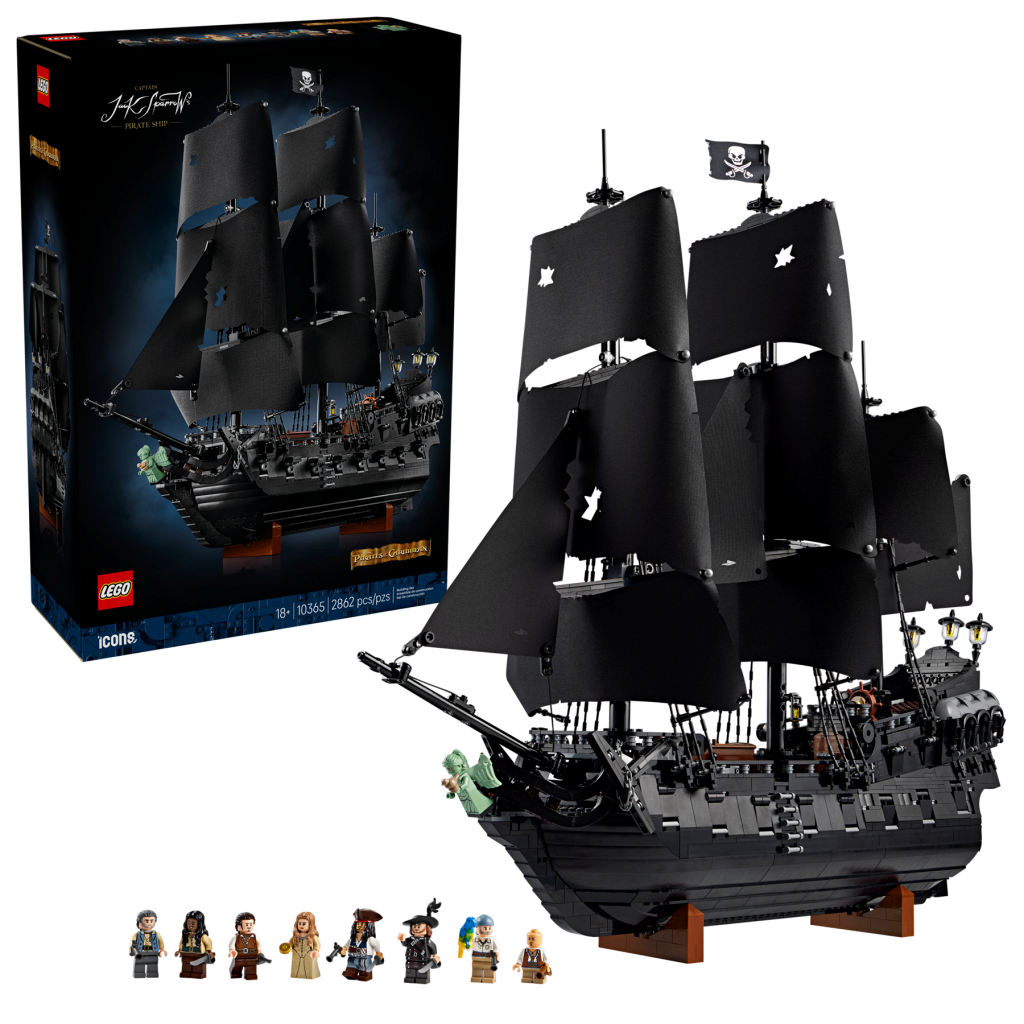 Конструктор LEGO Icons Пиратский корабль Джека Воробья 10365, 2862 детали, от 18 лет