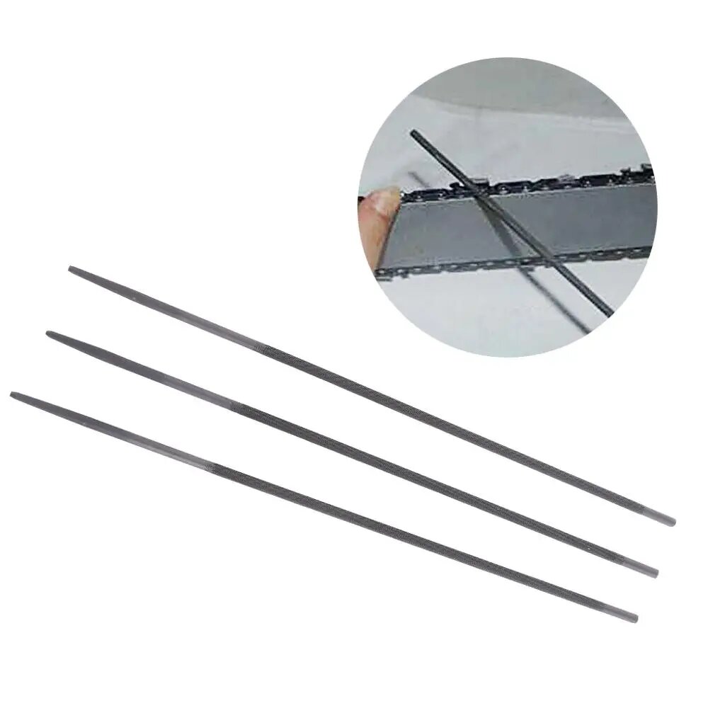 Напильники для цепей бензопил OOTDTY 3/8" 4мм