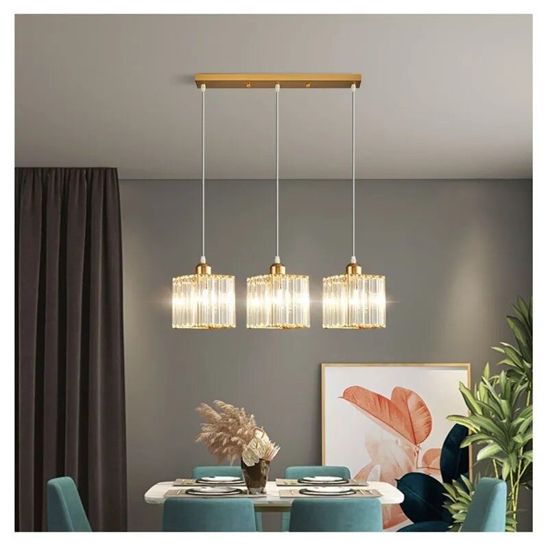 Хрустальный люстр, современный художественный стиль, роскошь, освещение, светильники