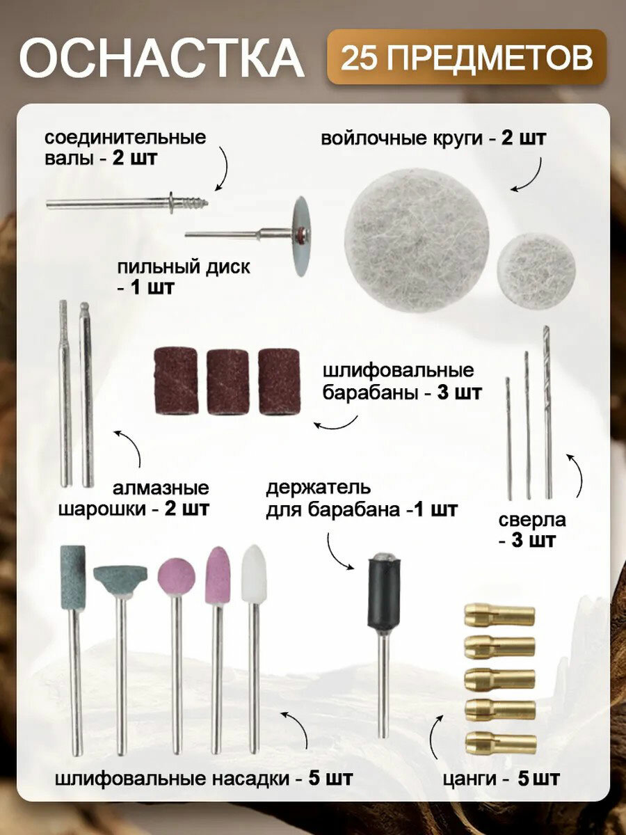 Мини-радиогравировальный станок, скорость 8000-16000 об/мин, литий-ионный аккумулятор высокой плотности, 2,0 Ач, корпус