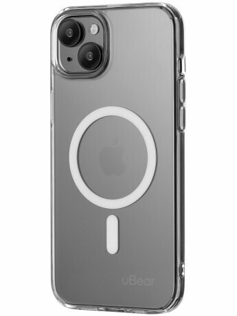 Чехол uBear Real Mag Case, для Apple iPhone 15 Plus, прозрачный (CS254TT67RL-I23M)