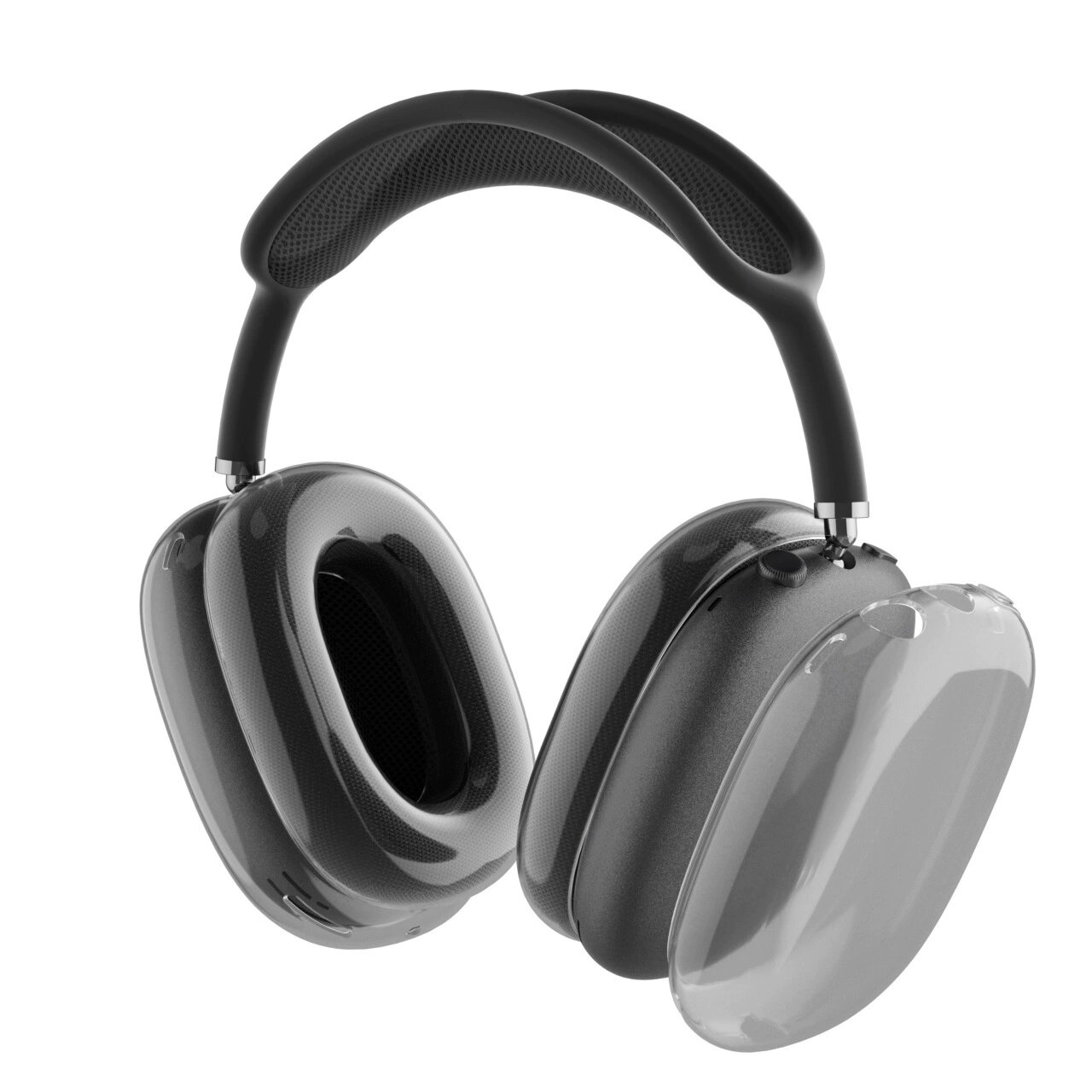 [Материалы Bayer (Германия)] Прозрачный защитный чехол для AirPods Max 2-го поколения, наушников-гарнитур, подходит для