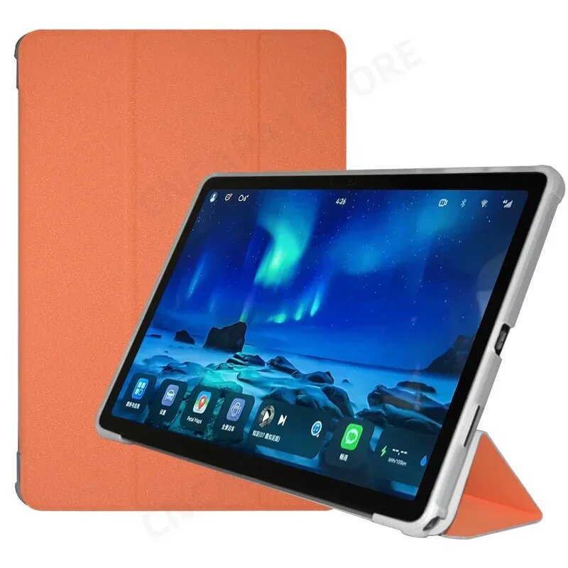 Трехскладная подставка Funda для Teclast P50 P50S, чехол Smart Auto Sleep/Wake-up, 11-дюймовый чехол-книжка для планшетного ПК с мягкой задней панелью из ТПУ