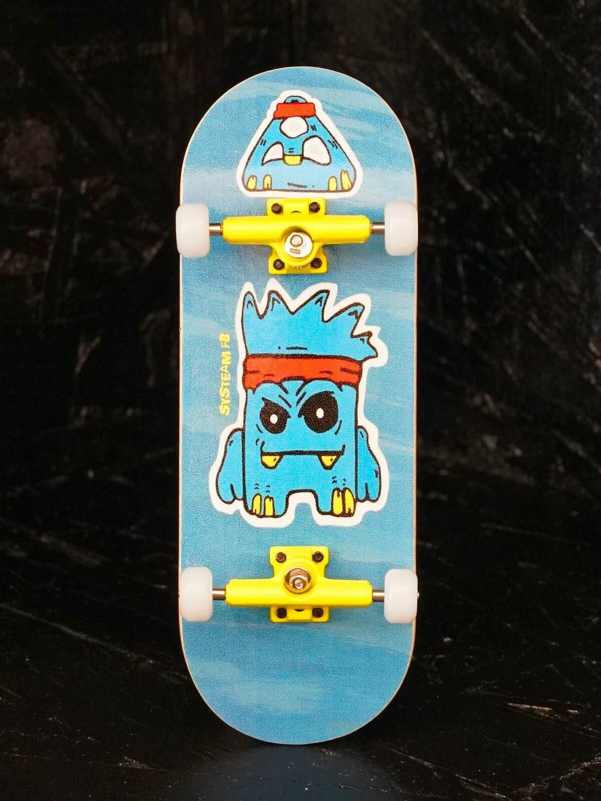 Фингерборд Systeam Scary Monster (с PRO-колёсами) SFG 33 x 96 мм low concave