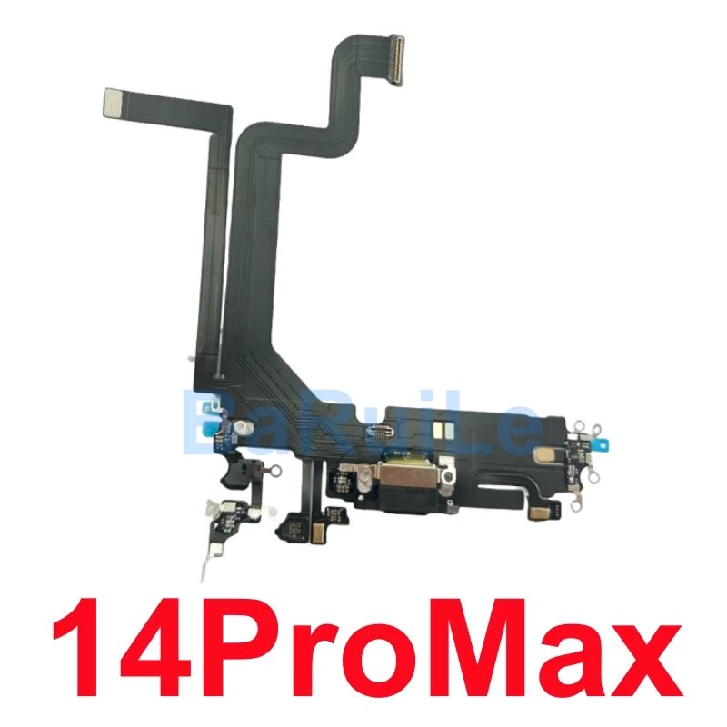 1 шт. USB-порт для зарядки, гибкий разъем для iPhone 11 12 13 14 Pro Max, разъем для док-станции, микрофон, наушники, аудиоразъем, гибкий кабель For 14ProMax