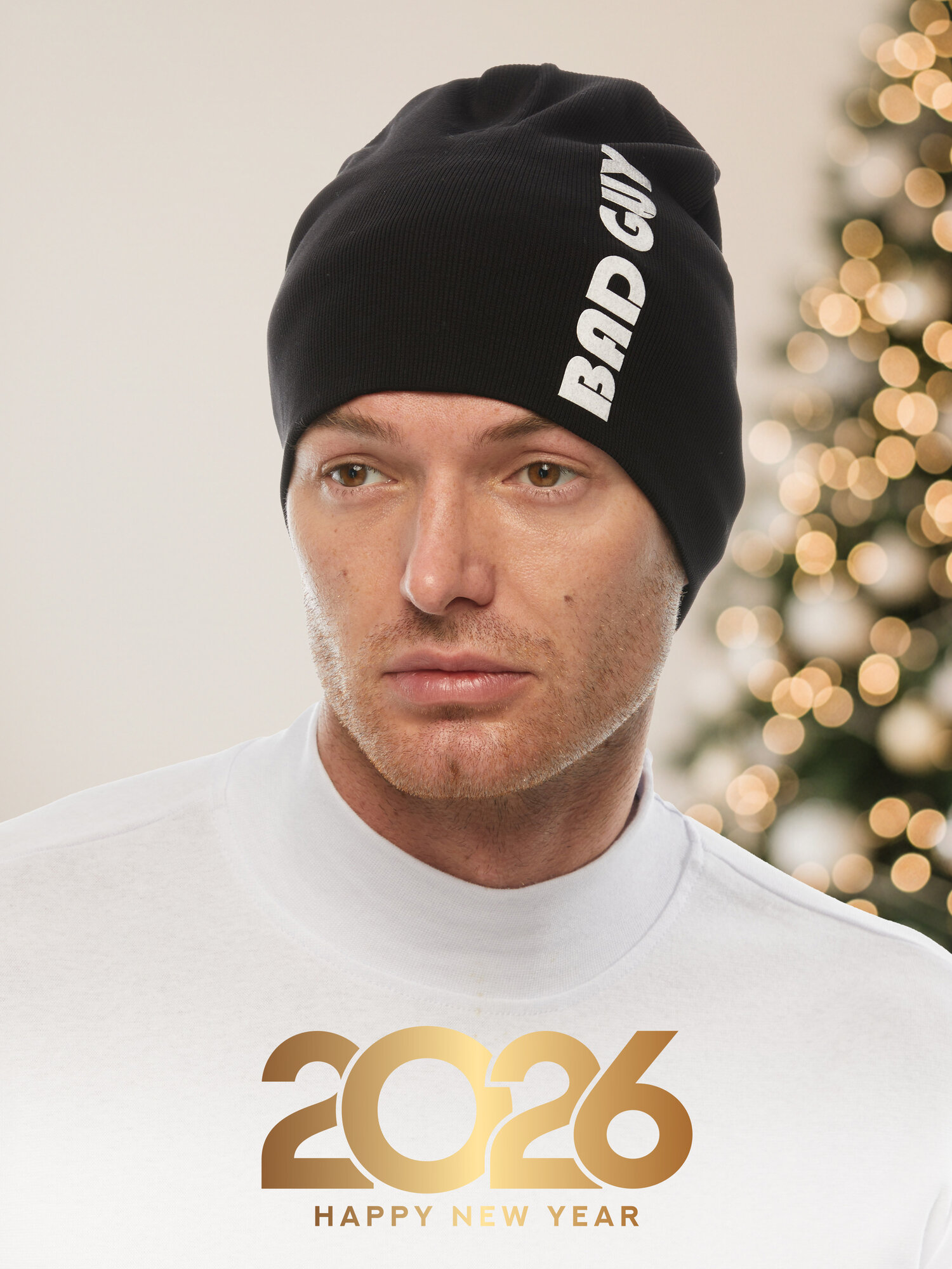 Шапка-бини Осень-зима 2025 для мужчин