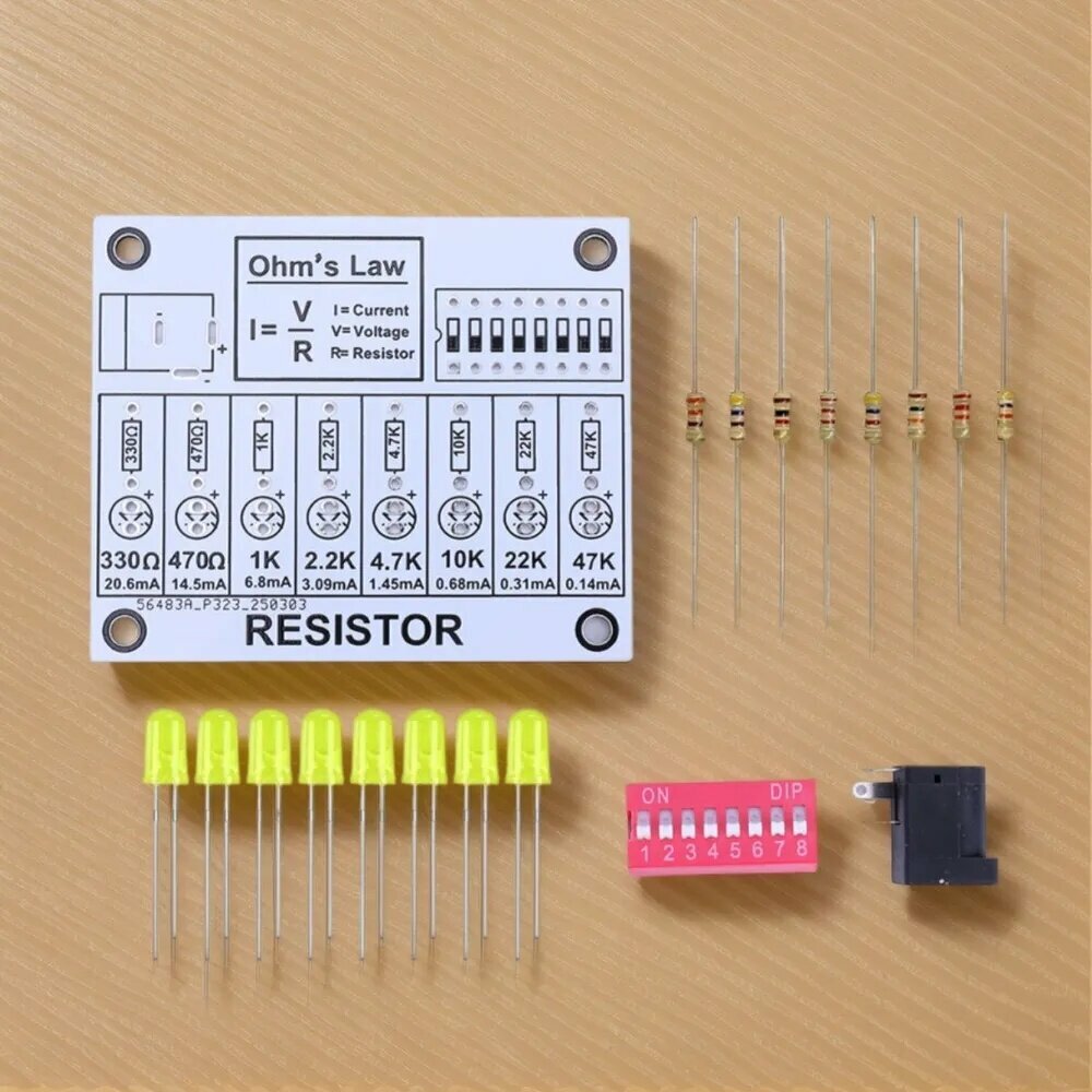 Практический набор для пайки сделай сам электронная схема проект резистор обучающая доска