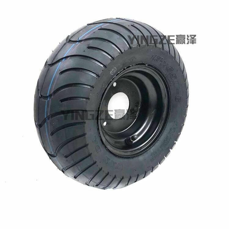 Самодельный четырехколесный трехколесный картинг туристический экскурсионный квадроцикл 13X6,50-6 дюймов дорожная вакуумная ступица для шин