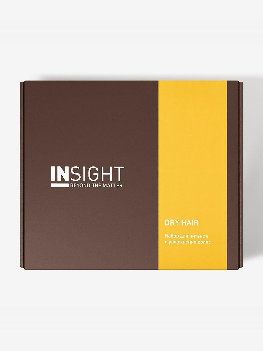 INSIGHT Dry Hair Набор для увлажнения волос (Шампунь, 350 мл + Маска, 200 мл + Кондиционер, 350 мл)