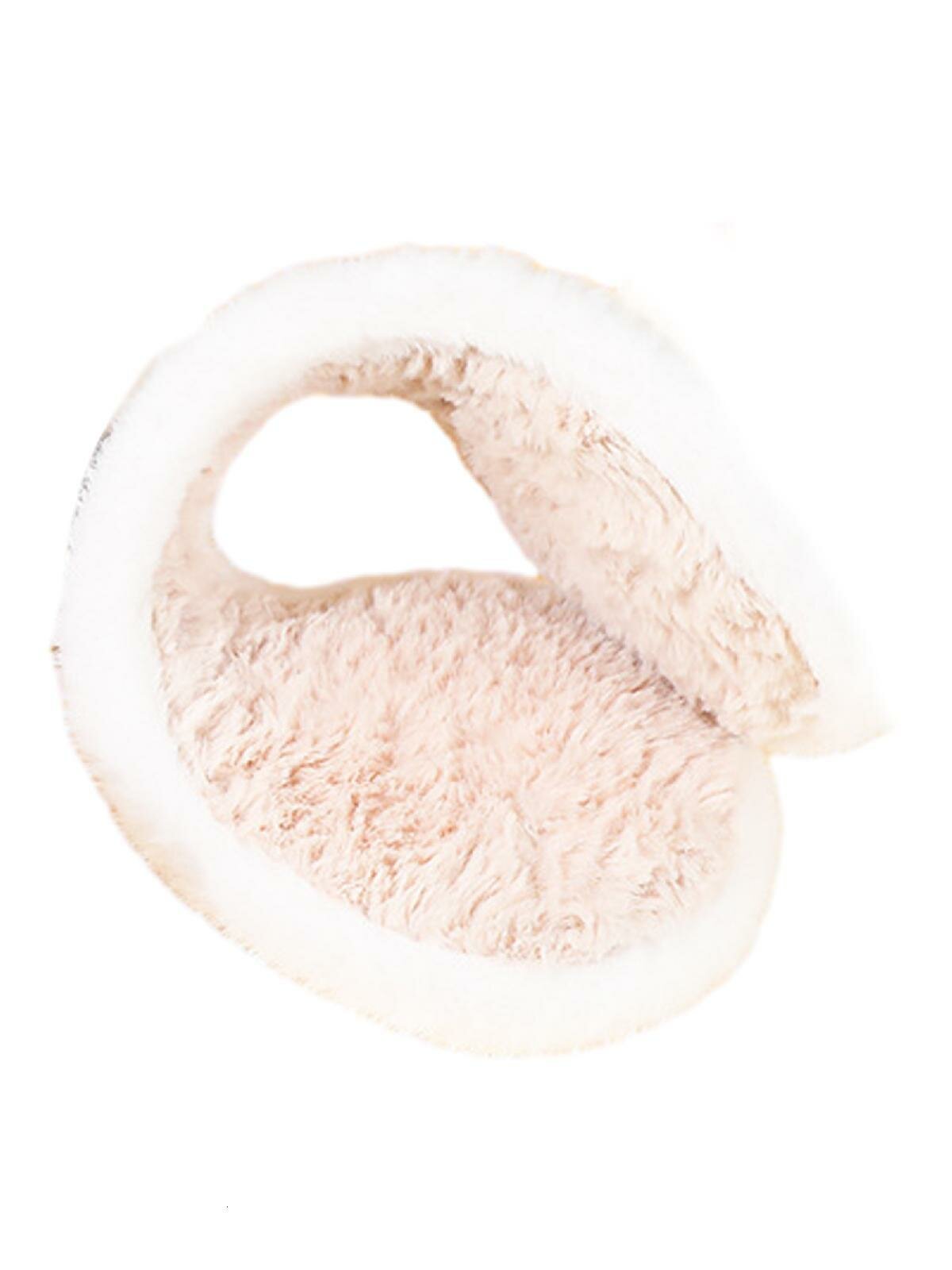 Наушники меховые, Теплые наушники с кисточкой_Женские Плюшевые Бархатные наушники 15см цвета смешанных волос