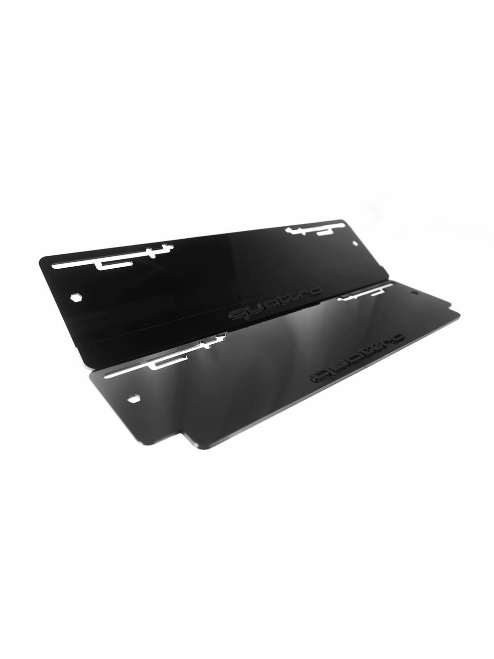 Премиум комплект акриловых рамок госномера для AUDI Quattro