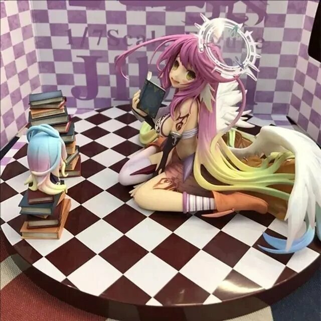 Фигурка аниме 18+ сексуальная девушка (No Game No Life Jibril Angel Wings)13cm-пакет with box