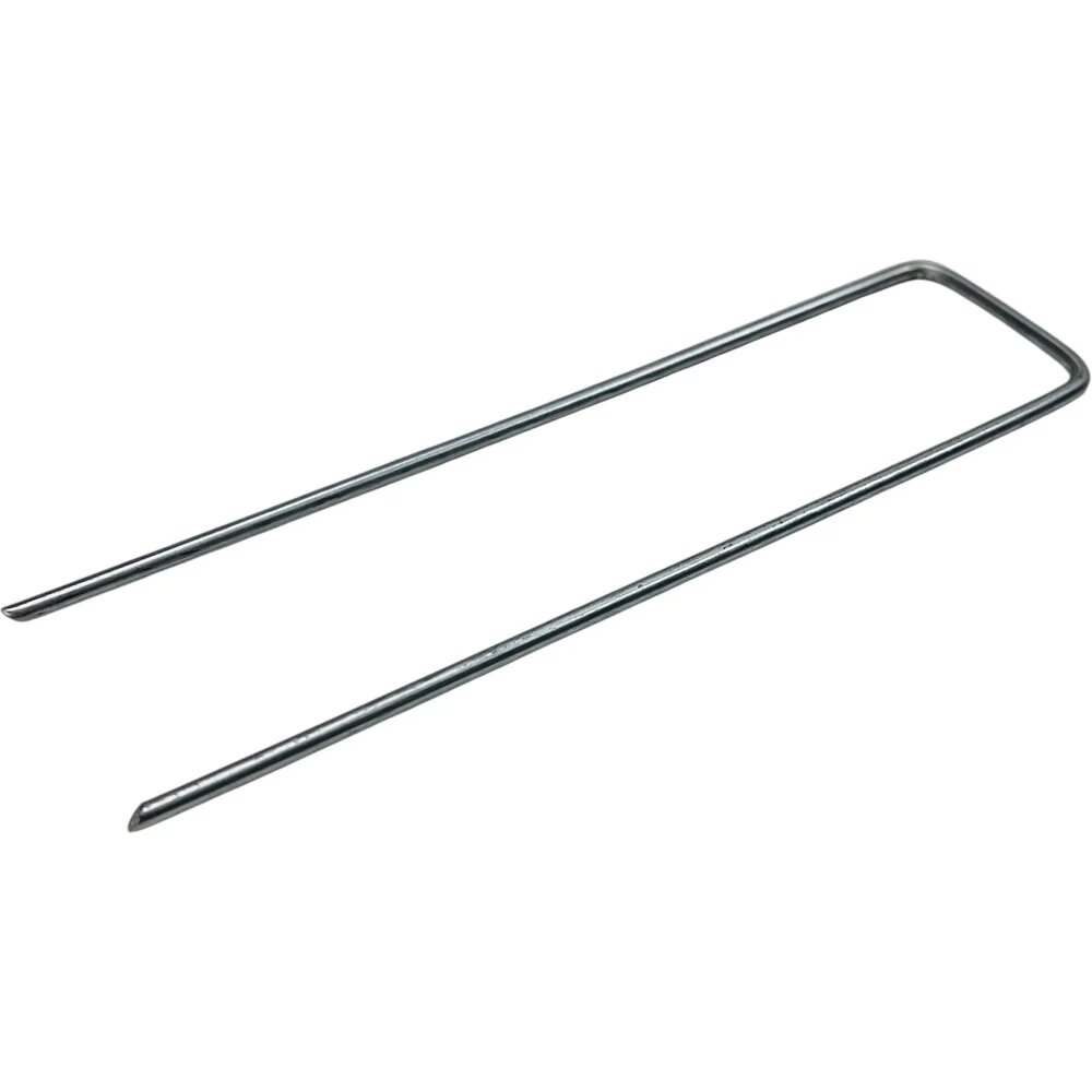 Скобы садовые прогресстлт П-образные, для агротекстиля, оцинкованные, 3 мм, особопрочные, 20 штук СКП020, это