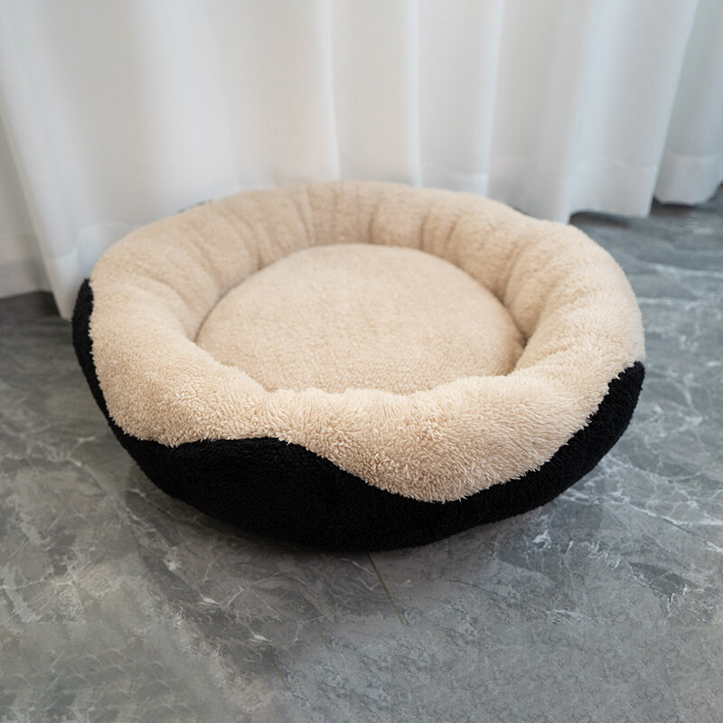 Собачья будка зимой теплая собачья сеть красная собачья кровать круглая собачья кровать зимой черное