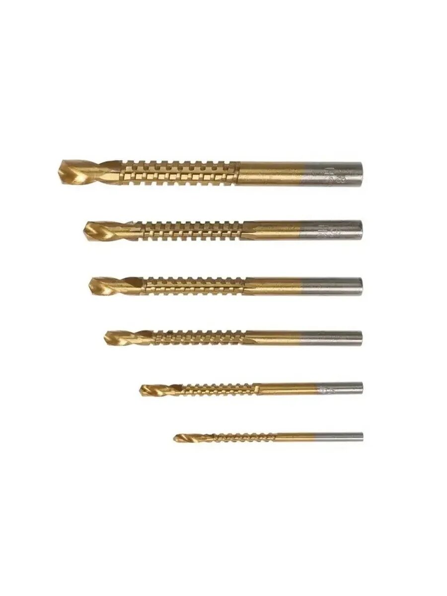 Универсальный набор сверл для фрезера 6 шт.