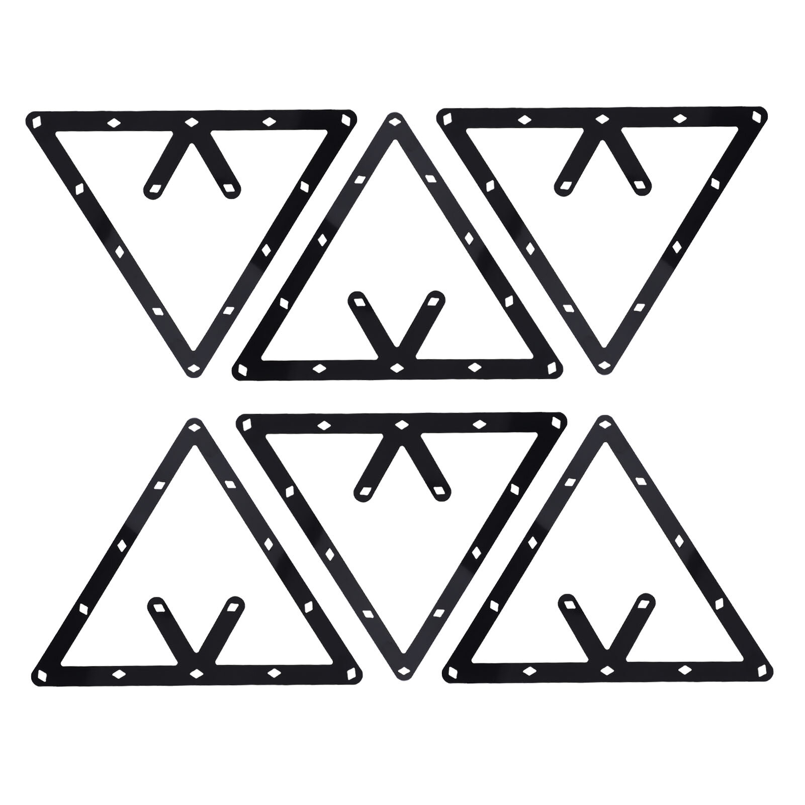 Шт. Наклейки-треугольники для позиционирования бильярдных шаров (китайский черный шар №8) для надежной фиксации.