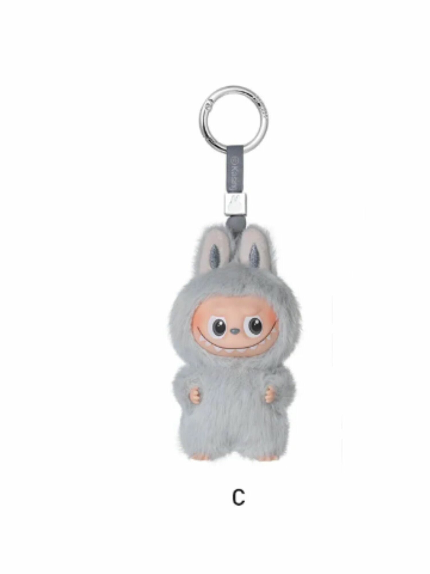 Открытая игрушка-брелок Pop Mart Лабубу Pin For Love буква C