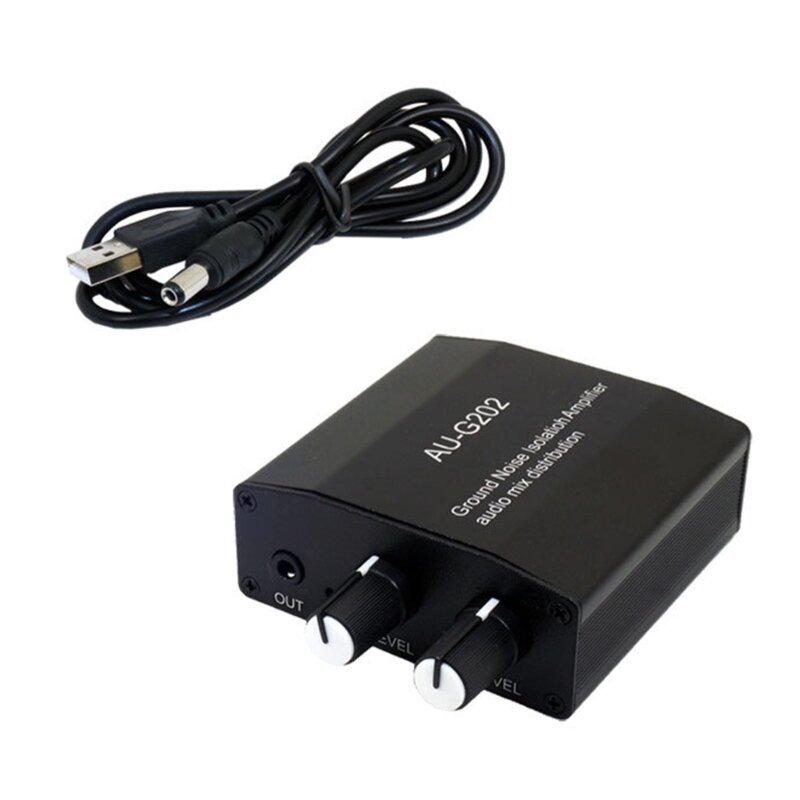 2-Канальный 3,5-мм Аудиомикшерный пульт 2-В-2-Выходном Мини-Микшере для наушников для домашнего и студийного использования