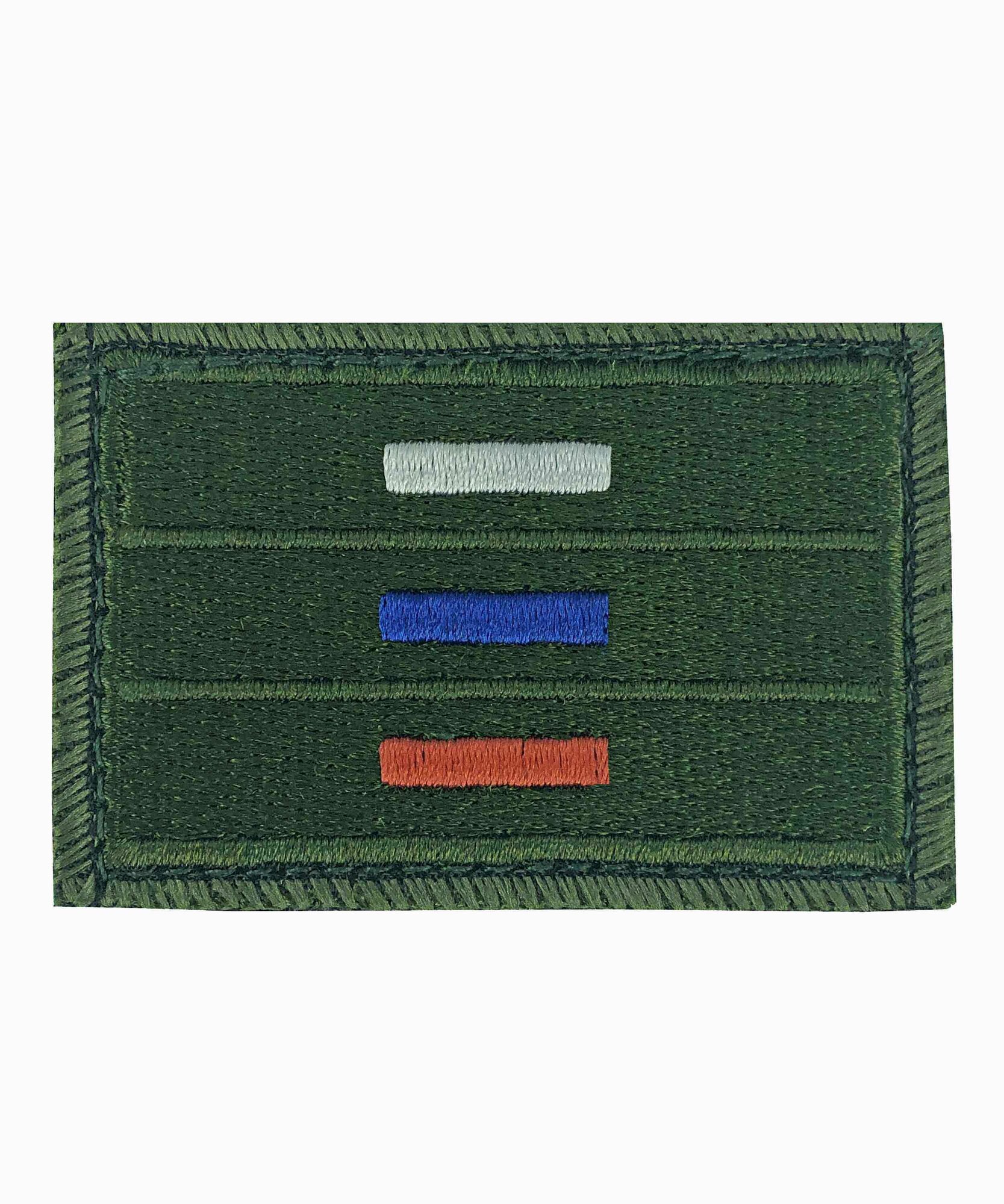 Шеврон вышитый флаг РФ полевой на липе