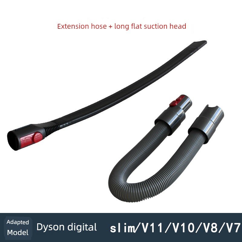 Подходит для аксессуаров для пылесосов Dyson V7V8V11V10, тонкий шланг с всасывающей головкой, щетка для матраса, зазор,
