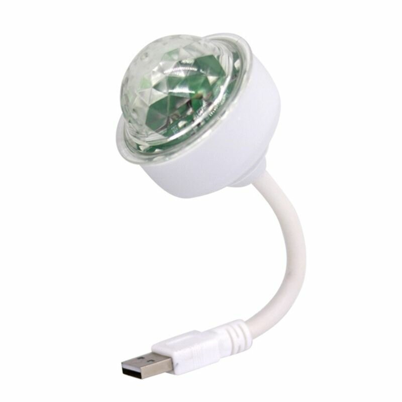 Красочные огни универсального мини-диджея crystal magic ball light-белый