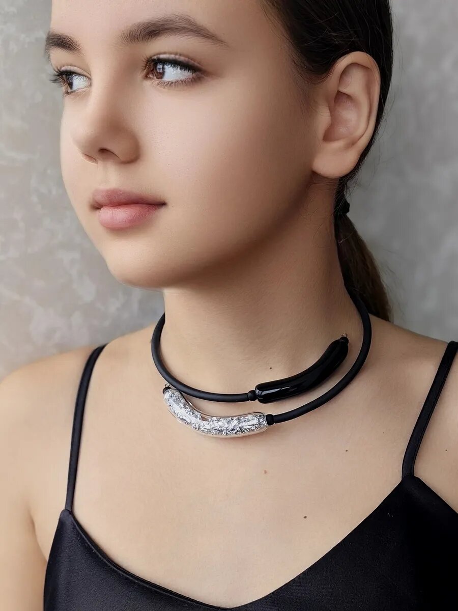 Чокер, муранское стекло, стекло