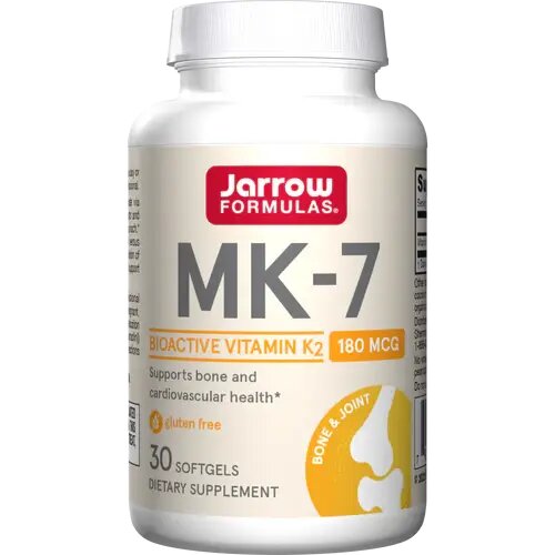 Jarrow Formulas МК-7 180 мкг / MK-7 180 mcg гелевые капсулы массой 335 мг 30 шт