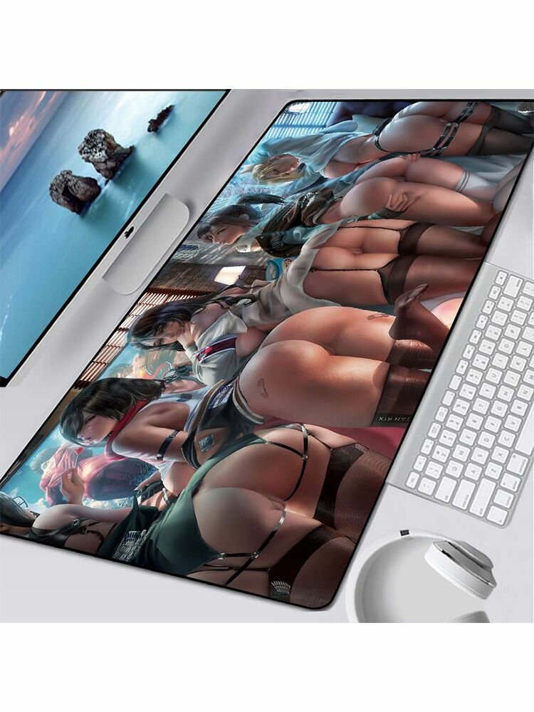 Sexy Girl Коврик для мышки, XXL, хаки, черный матовый коврик для мыши XXL большой матовый коврик