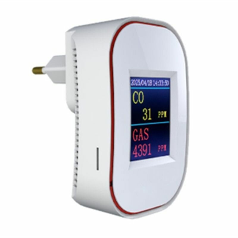 T7Tuya Smart Life Wi -Fi Монооксид Co & Gas Detector CH4 Methan Methen Hoognable Leakage Угольный Датчик Аварийного Сигнала.