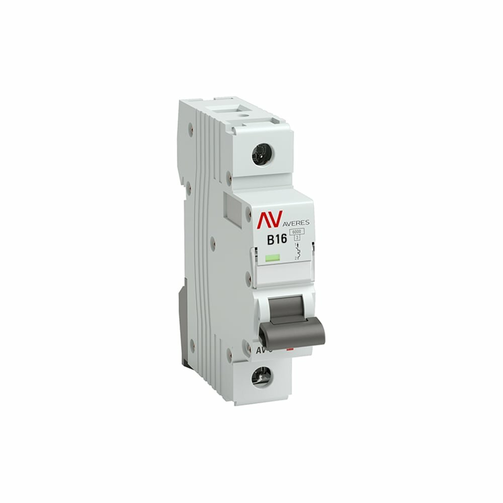 Автоматический выключатель EKF AVERES AV-6, 1P, 16A (B) 6kA mcb6-1-16B-av