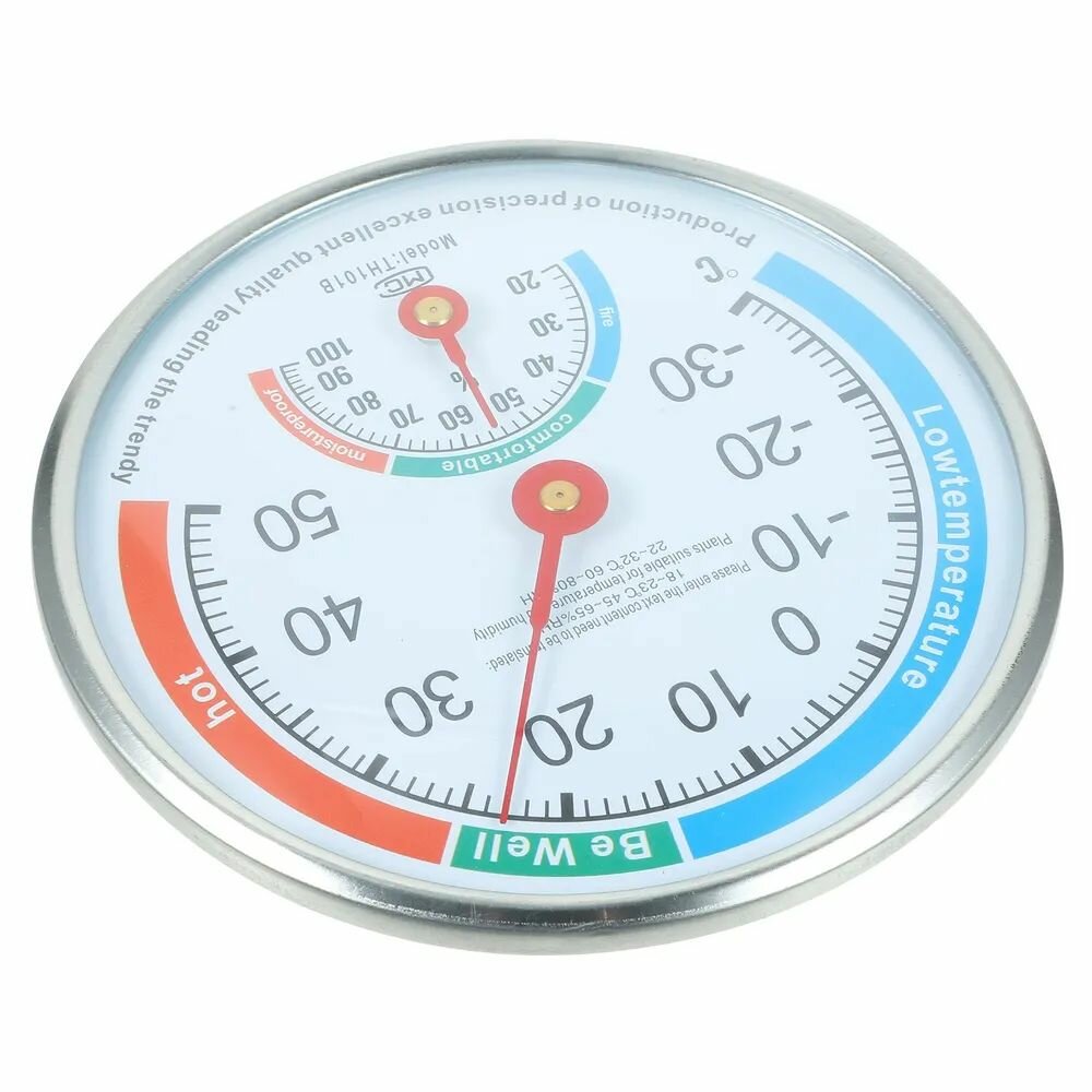 Прибор измерения температуры и влажности со стрелочным механизмом 13 см