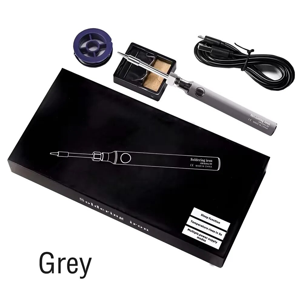 Паяльник USB 5Вт/8Вт, серый