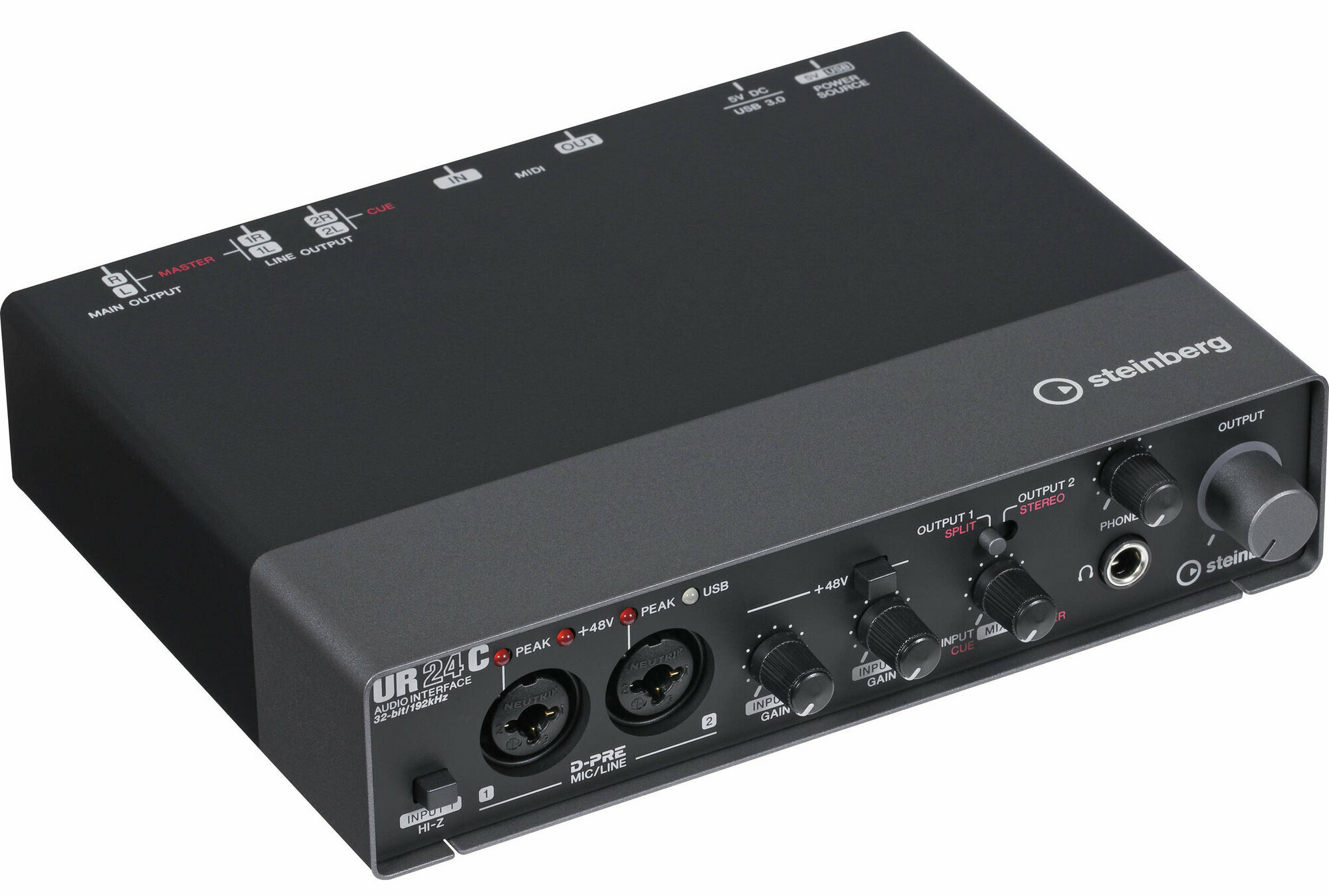 Steinberg UR24C - внешняя звуковая карта, 32 бит/192 кГц, Hi-Z, Midi
