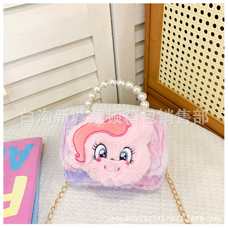 2025 Новый стильный девичий сумка модная универсальная детская сумка через плечо интернет-знаменитость маленькая девочка сумочка трендовая