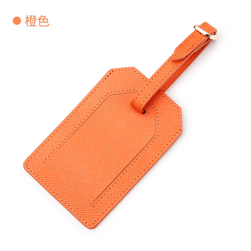 Бирка для багажа из натуральной кожи, именная бирка для чемодана, бирка для путешествий, бирка для регистрации, продукт с тисненым логотипом